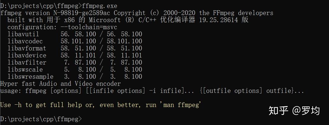 Windows + MSVC环境编译ffmpeg - 知乎