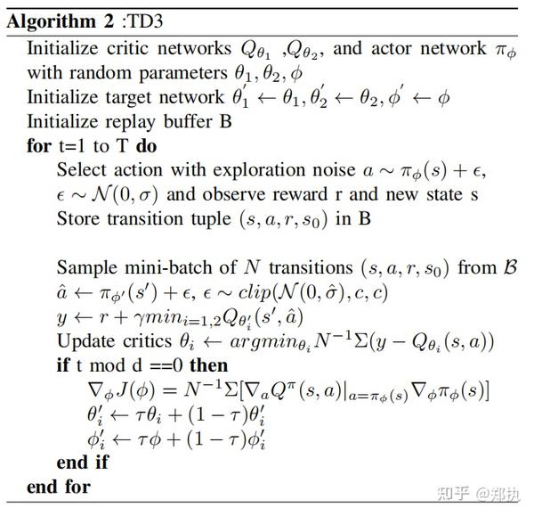 论文推导：Addressing Function Approximation Error in Actor-Critic Methods - 知乎
