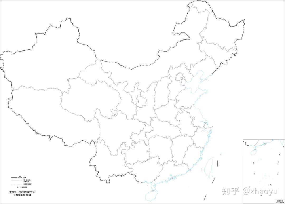 审图通过的shp版中国地图 - 知乎