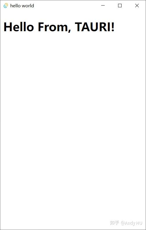 极简Rust TAURI教程 - 知乎