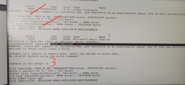lunix挂载大于2T的新硬盘 - 知乎