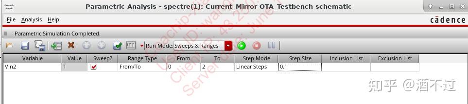 （十三) 基于cadence 617 OTA五管共模输入范围、共模增益、差模增益、CMRR、电源抑制比PSRR仿真 - 知乎