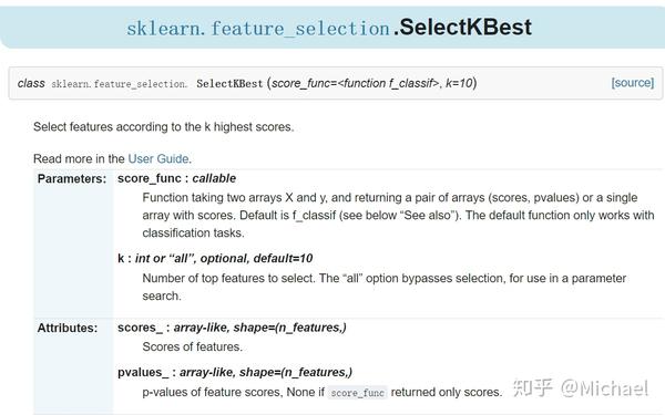 每天一点sklearn函数之SelectKBest（9.5） - 知乎