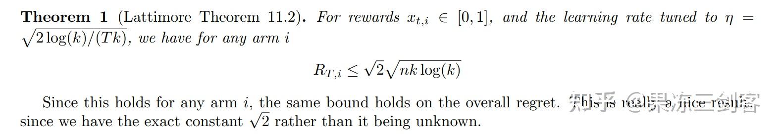 Bandit算法专栏：6 Exp3 Algorithm - 知乎