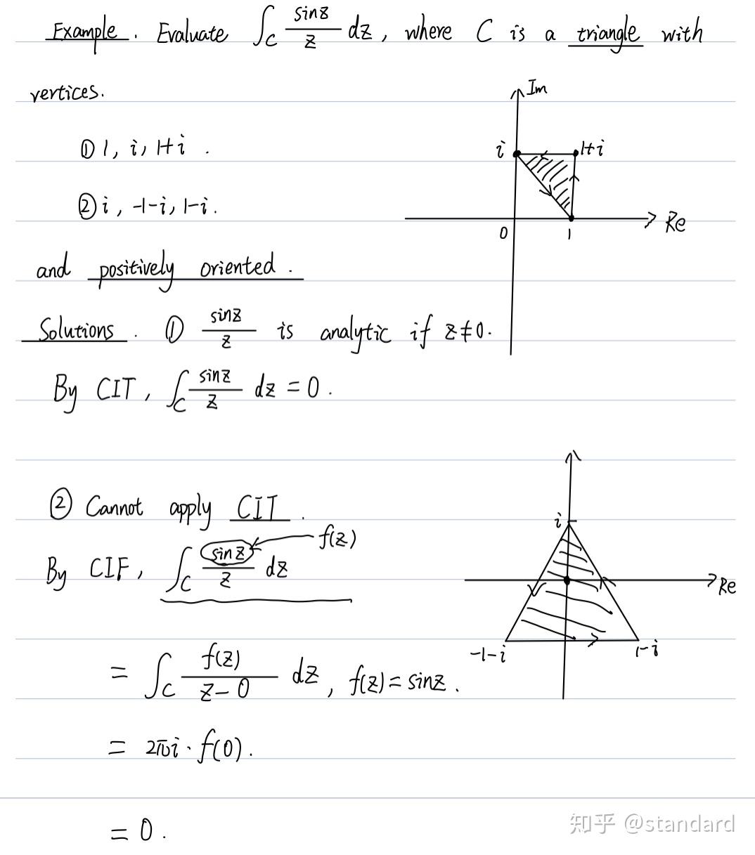 Complex function学习笔记lecture 10，11 - 知乎