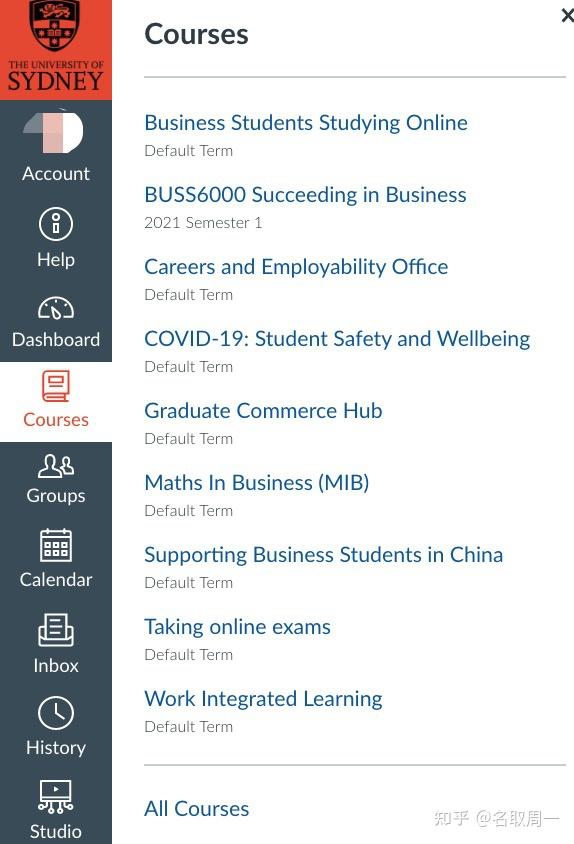 悉尼大学Canvas系统使用指南 - 知乎