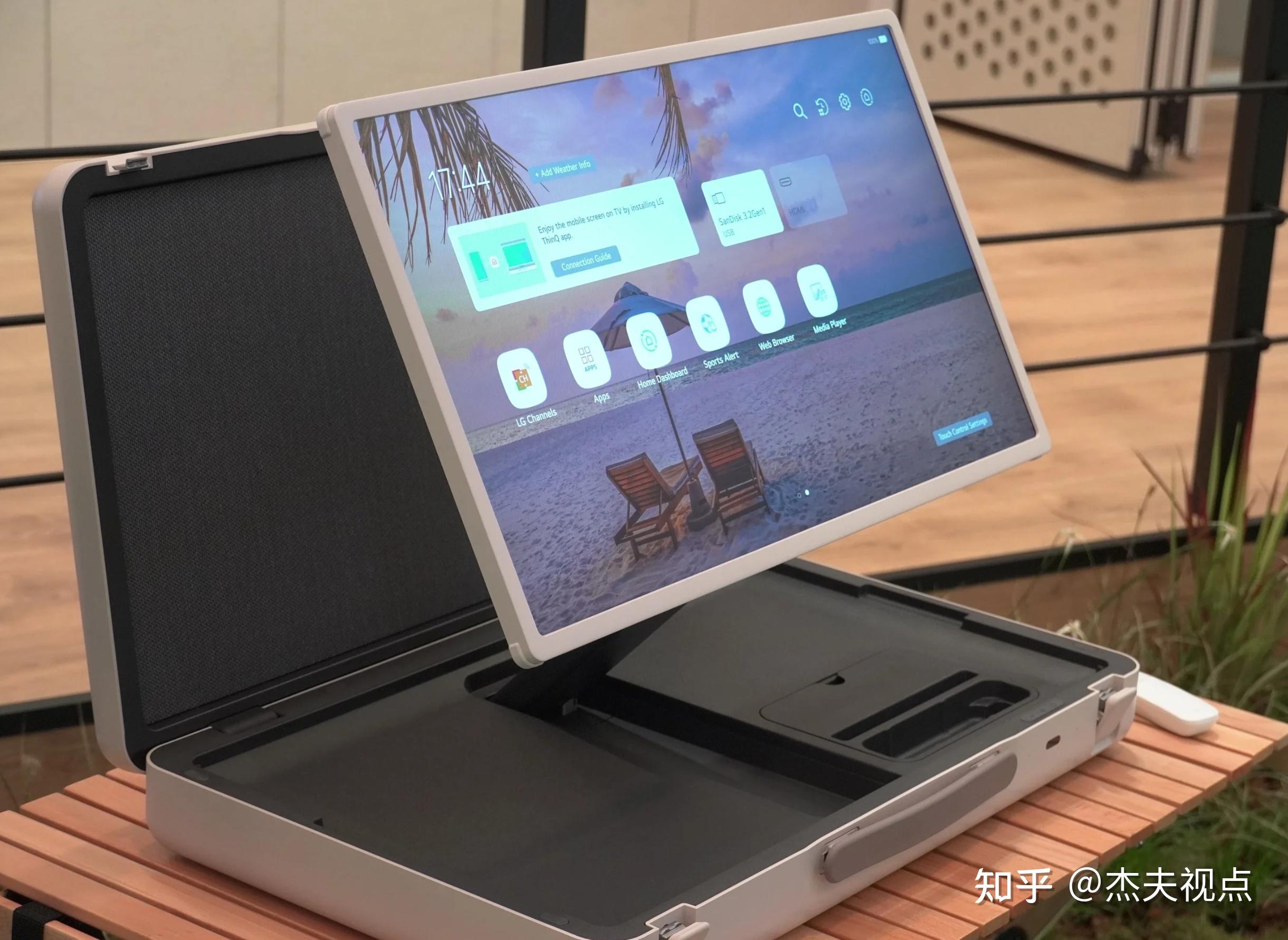 LG发布便携式电视！不会有太多人购买，但足够吸引注意力 - 知乎
