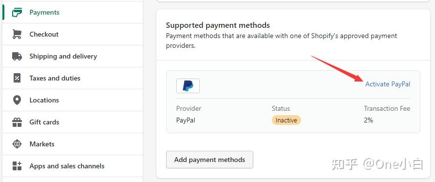 如何在 Shopify 后台启用 PayPal 收款？ - 知乎