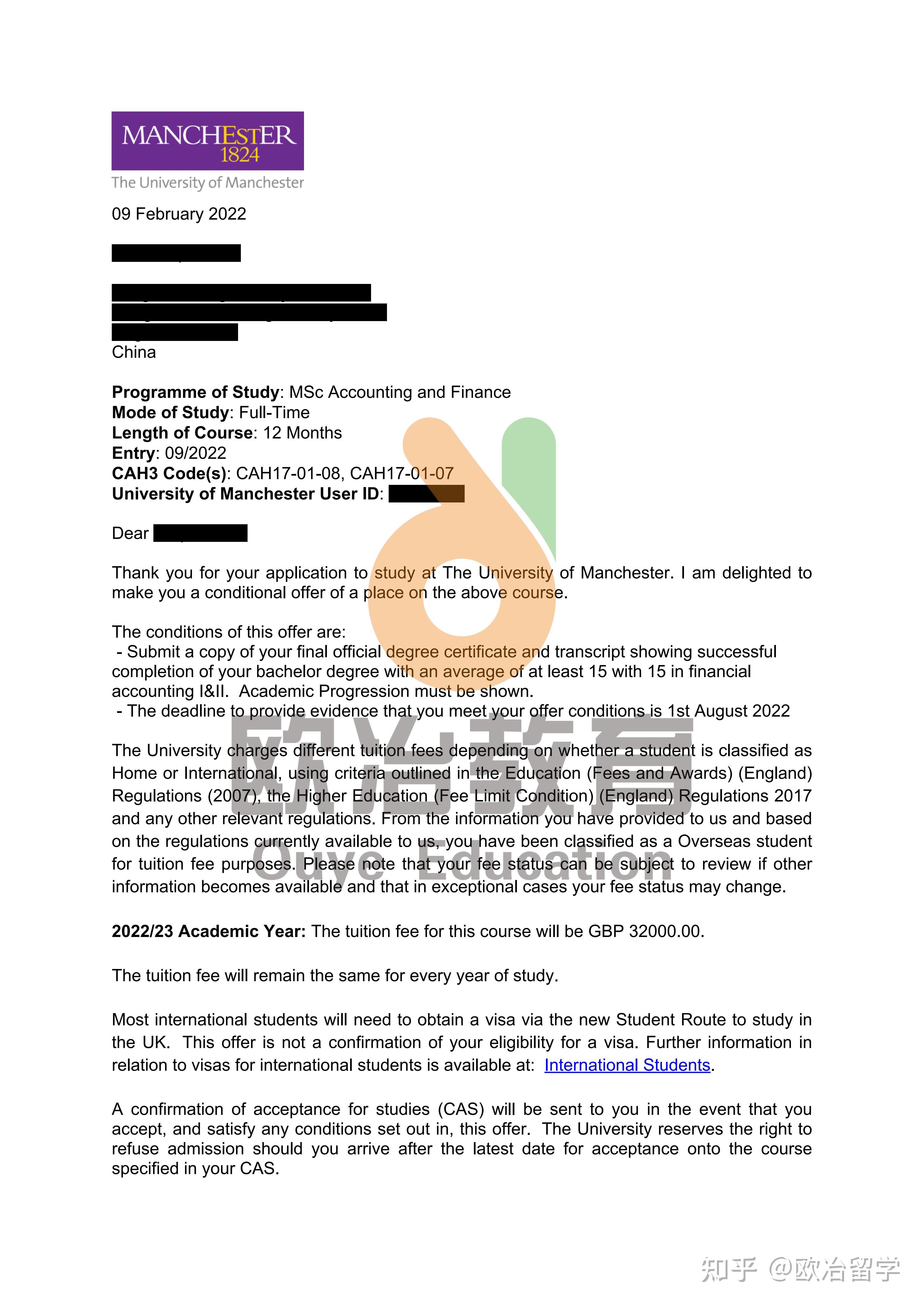 雅思低分，怎么拿英国曼彻斯特大学offer ？ - 知乎