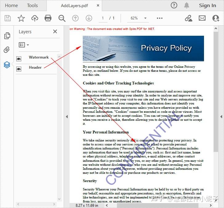 Spire.PDF for .NET【文档操作】演示：在 PDF 中添加、隐藏或删除图层 - 知乎