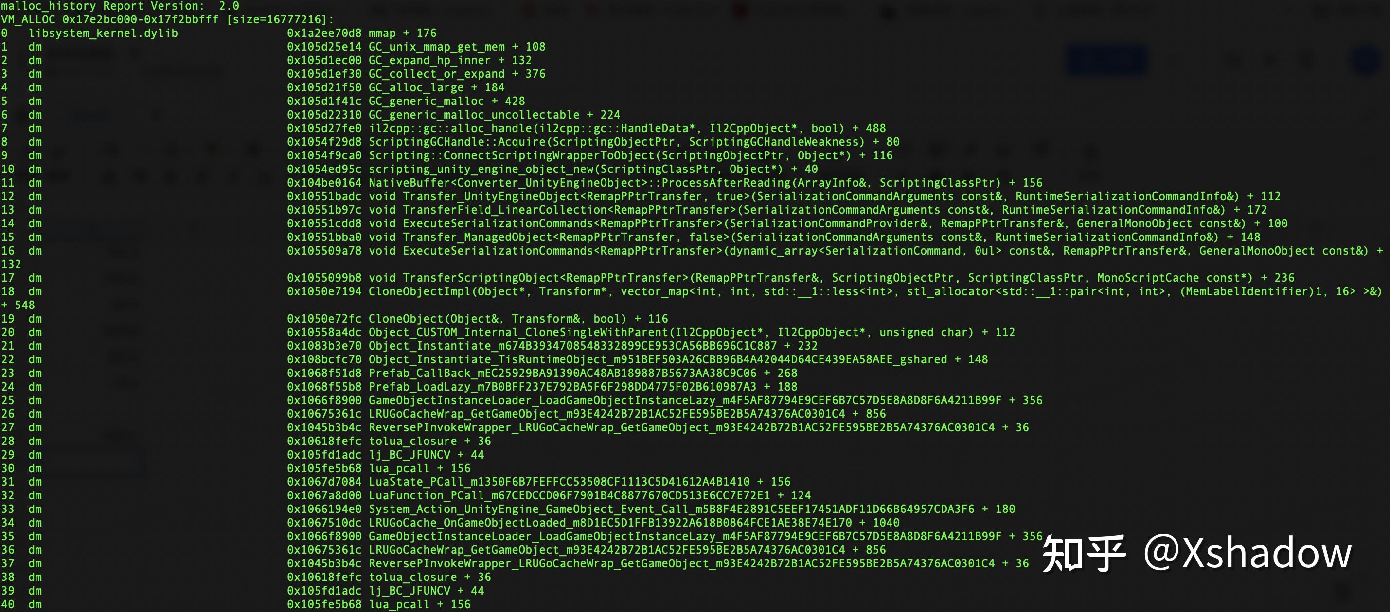 Xcode的vmmap、VM_Tracker和Allocations的调研笔记 - 知乎