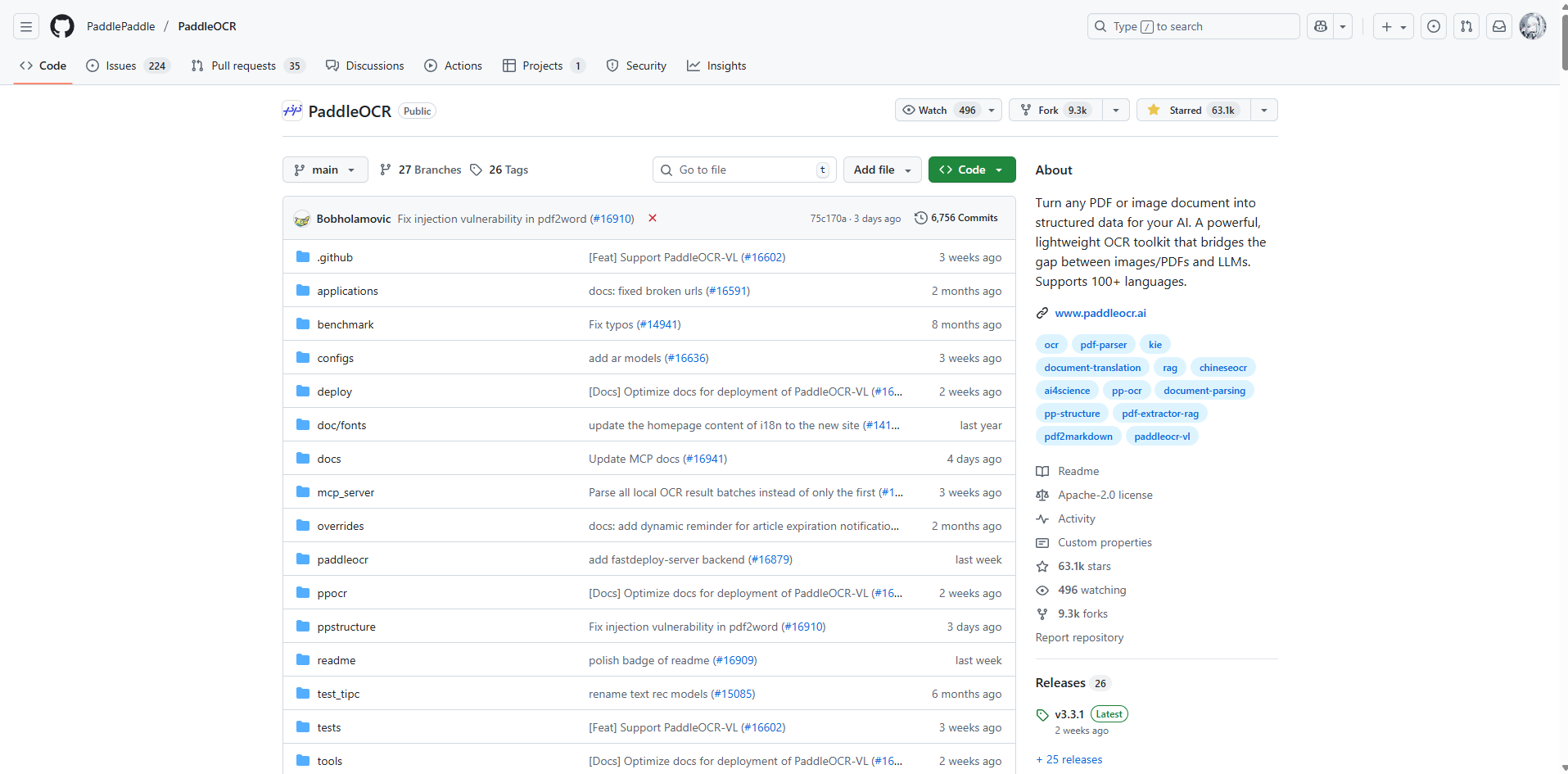63K Stars!用了PaddleOCR-VL，我直接不再付费OCR了! - 知乎