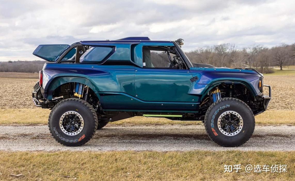 福特烈马Bronco DR，37英寸轮胎，双座布局，散热水箱后置 - 知乎