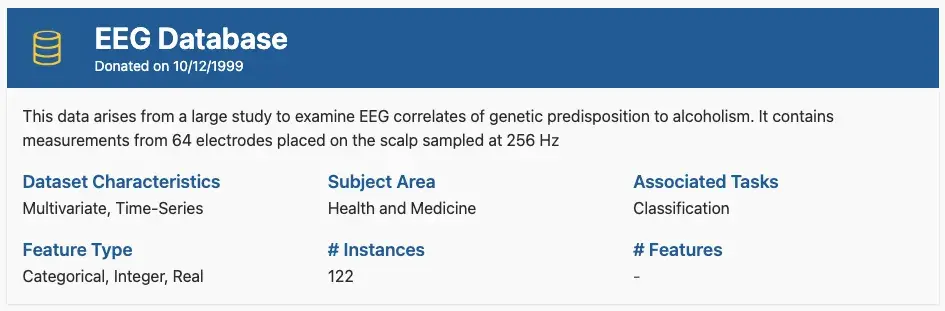 脑电(EEG)公开数据集/平台汇总 - 知乎
