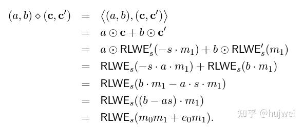 全同态方案之GSW - 知乎