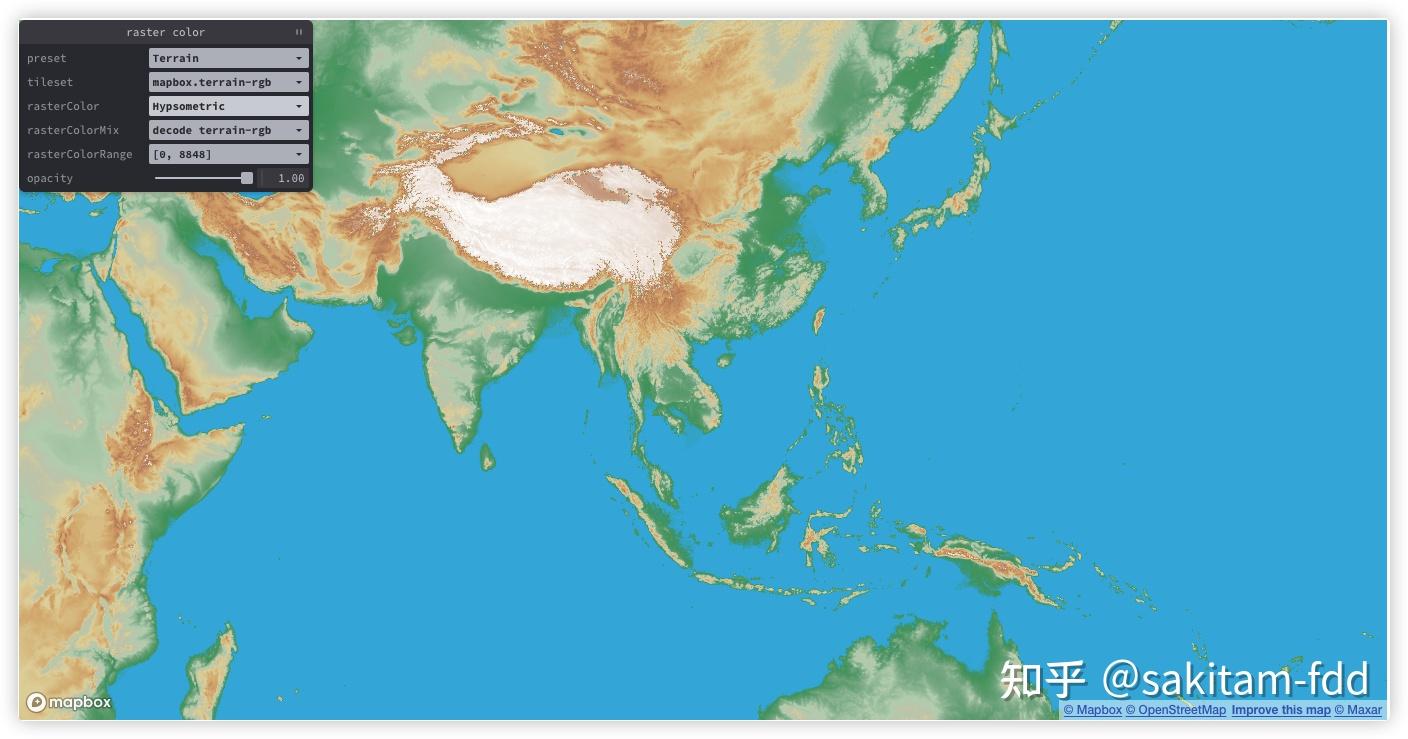 mapbox中的 Raster 图层渲染分析 - 知乎
