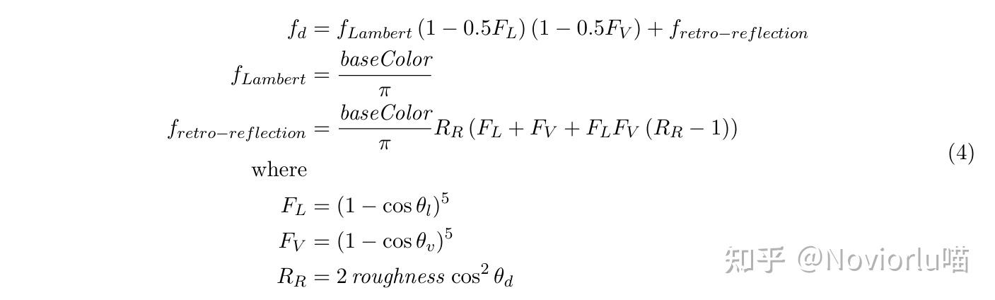 图形学渲染笔记 - Disney Principle BSDF - 知乎