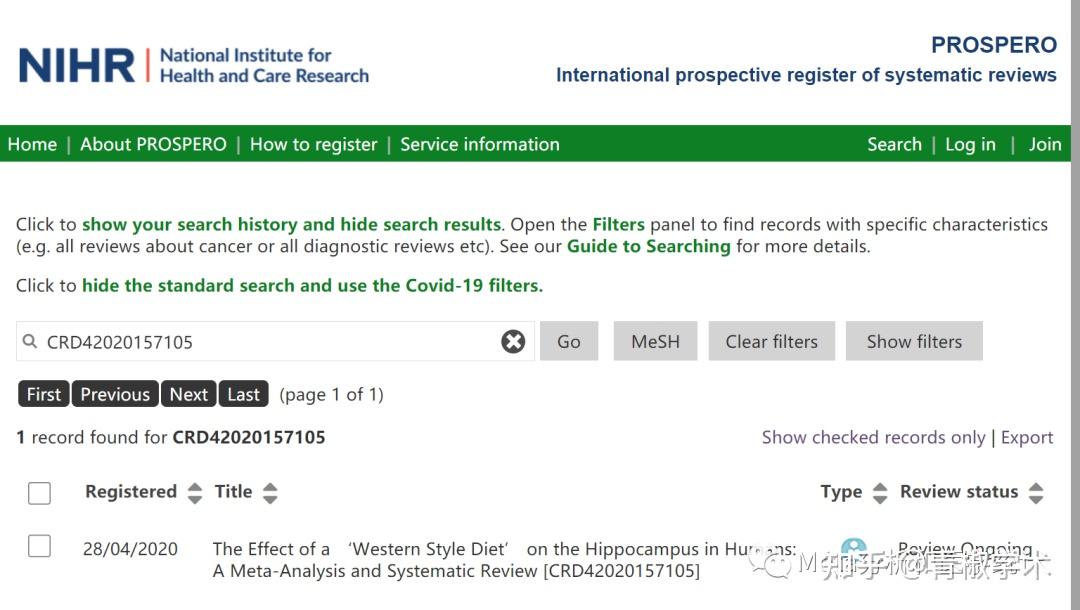 Meta分析prospero平台最全注册流程 - 知乎