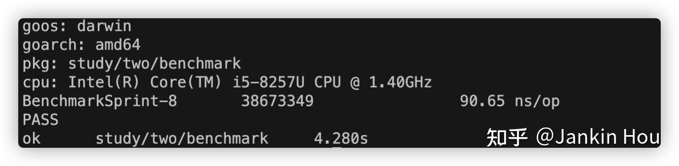 Go语言使用benchmark进行性能测试 - 知乎