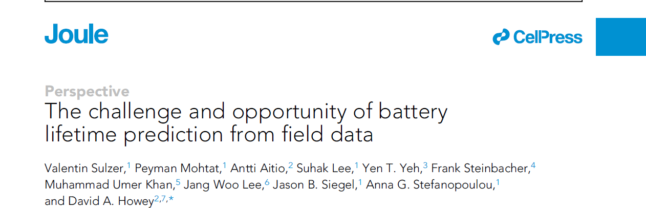 现场数据预测电池寿命的机遇和挑战 - 知乎
