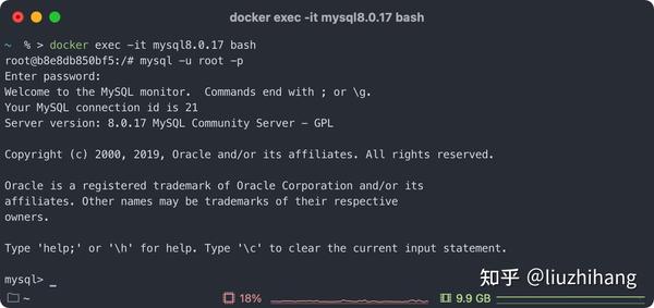 使用 Docker 安装并连接 Mysql 知乎
