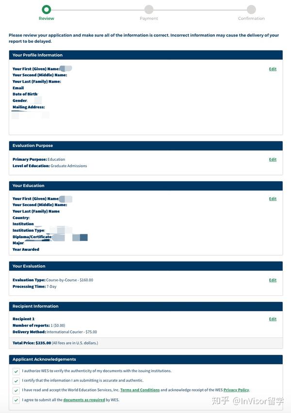 什么是WES认证？手把手和你一起了解提交WES认证的申请步骤 | InVisor干货 - 知乎