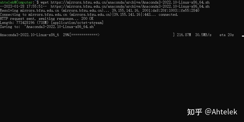 Ubuntu 安装 Anaconda 并且配置国内镜像教程 - 知乎