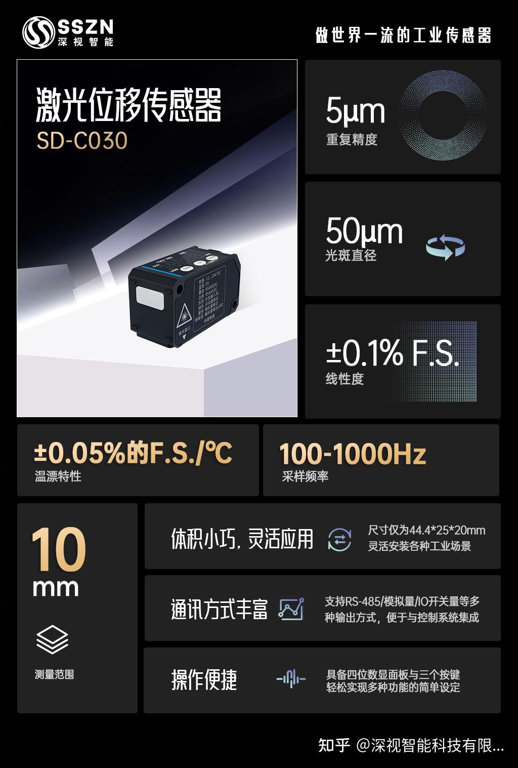 深视智能SD-C系列微型激光位移传感器在PCB板多层重叠检测中的应用 - 知乎