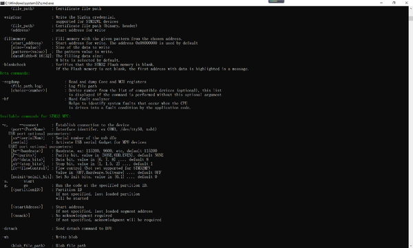 如何使用STM32CubeProgrammer 命令行烧录固件 - 知乎