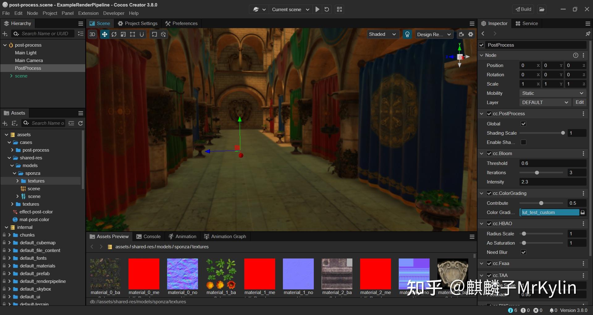 Cocos Creator 3.8 后期效果 Shader 编写（1/2） 基础篇 - 知乎