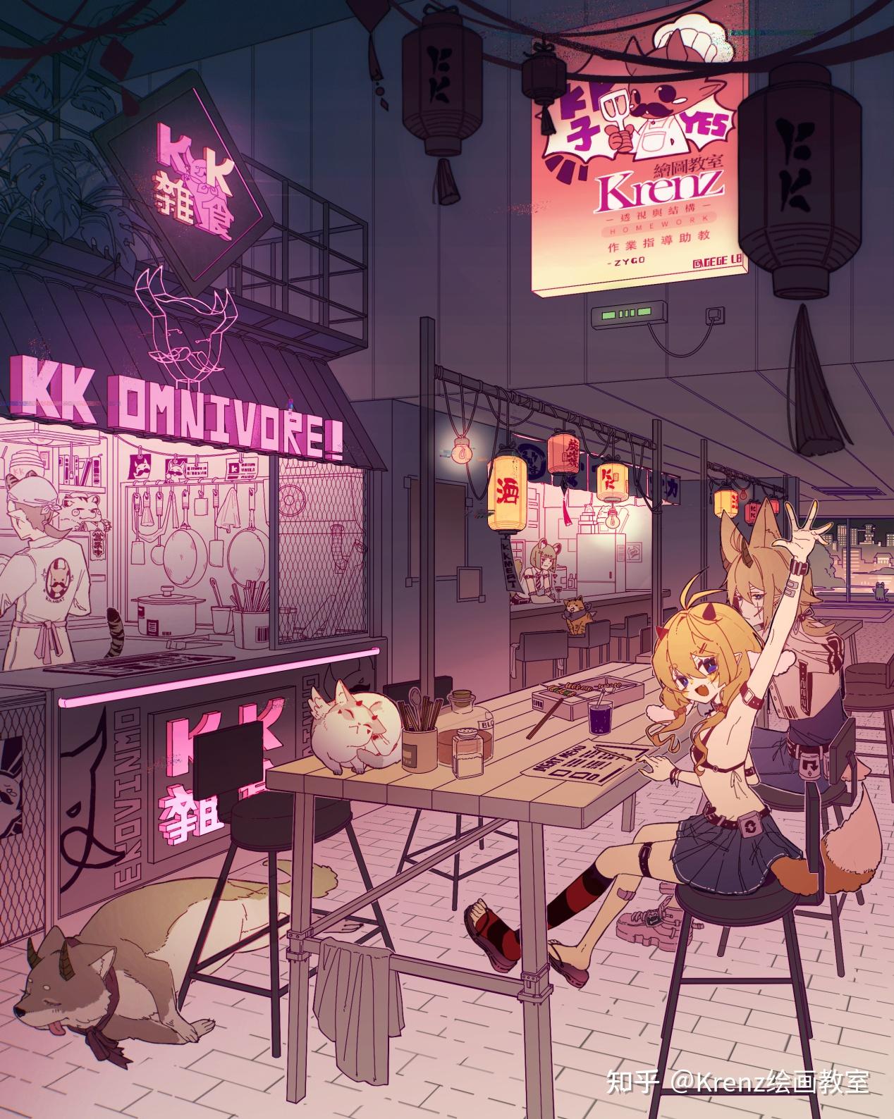 Krenz绘画教室【优秀作业心得】基础透视与结构-0144 - 知乎