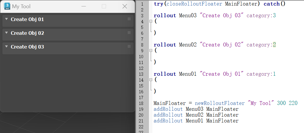 MaxScript 创建窗口 - 知乎