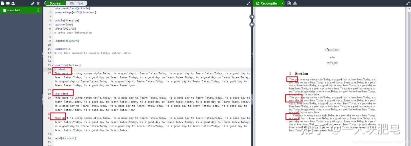 Latex学习笔记 06 常用排版设置 - 知乎
