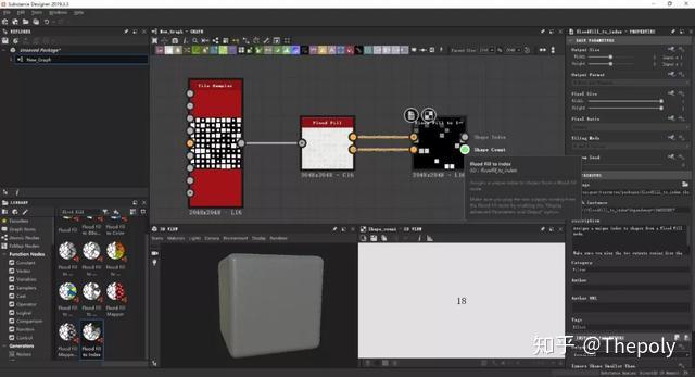 Substance Designer | 十大重要节点解析_Flood Fill - 知乎