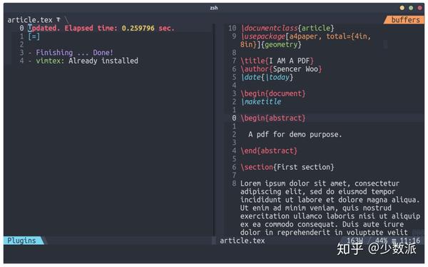 使用 Neovim 和 vimtex 高效撰写 LaTeX 学术论文 - 知乎