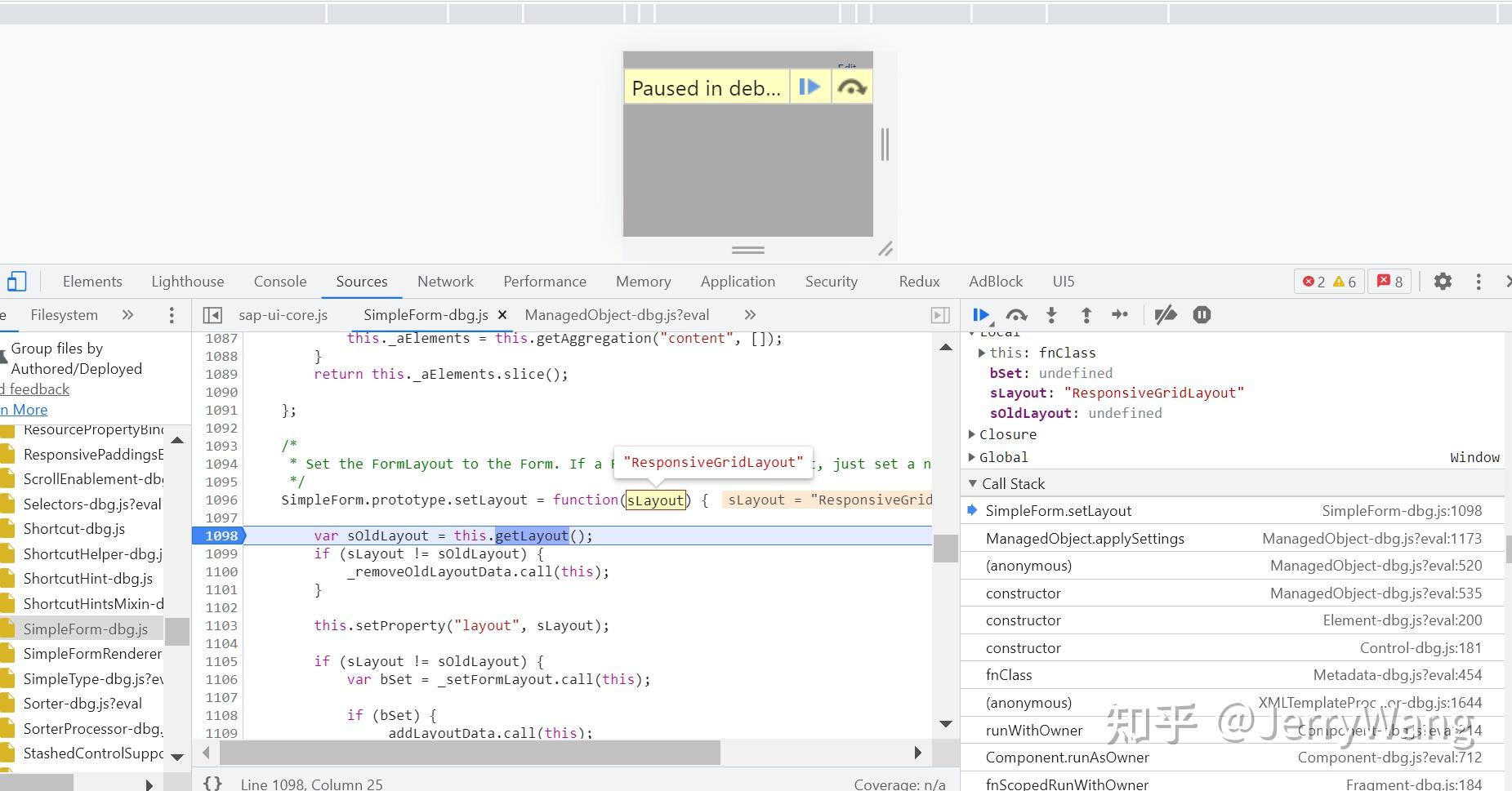 SAP UI5 SimpleForm 控件实例的初始化调试 - 知乎