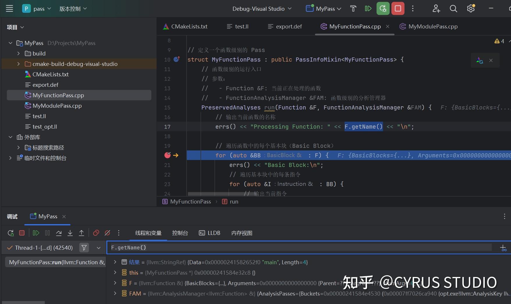 使用 opt 优化 LLVM IR，定制 clang 实现函数名加密 - 知乎