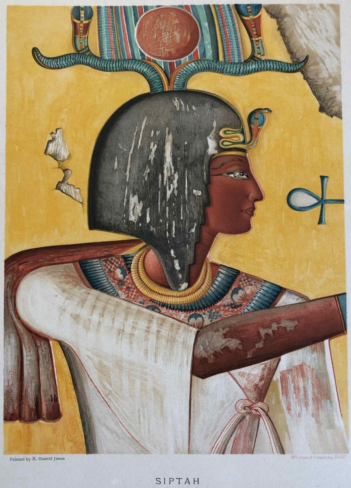 埃及-帝王谷-法老墓（西普塔(Siptah)墓 KV47）彩绘壁画：千年余韵，鲜艳如初【近100幅图】 - 知乎