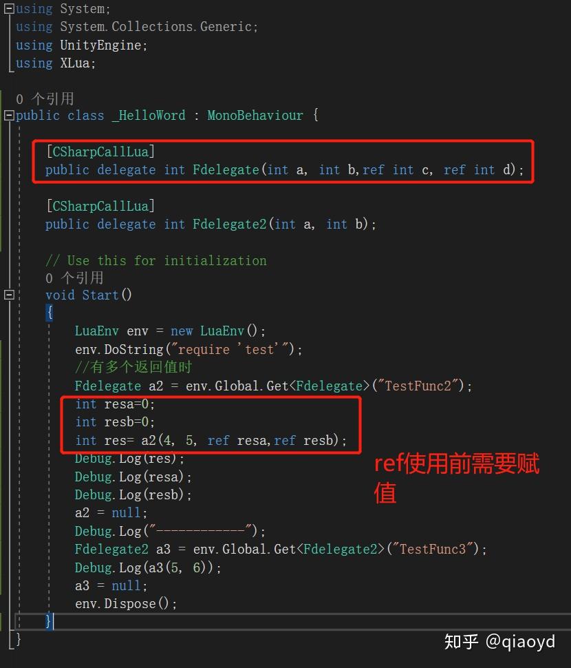 Xlua学习之unity里c 访问lua的function 知乎