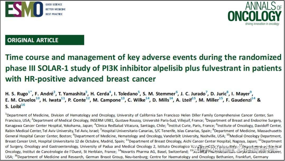 阿培利司（Alpelisib、VIJOICE）：精准抑制PIK3CA突变，开辟乳腺癌治疗新篇章 - 知乎
