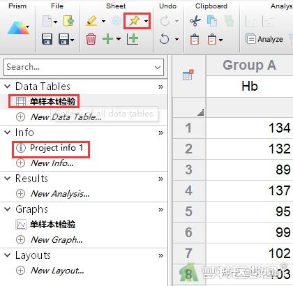 GraphPad Prism纵列表统计分析——单样本t检验 (One Sample t-test) - 知乎