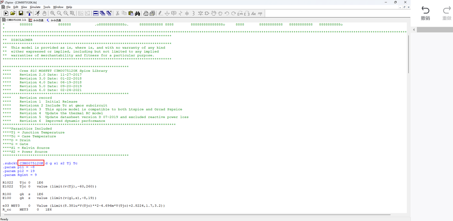 LTspice教程：WolfSpeed的SiC MOSFET模型仿真 - 知乎
