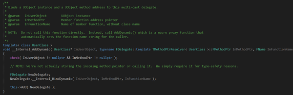 UE4中的委托及实现原理 - 知乎