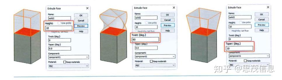 CST的Extrude、Bending和Cylindrical Bend功能的应用-CST软件入门教程 - 知乎