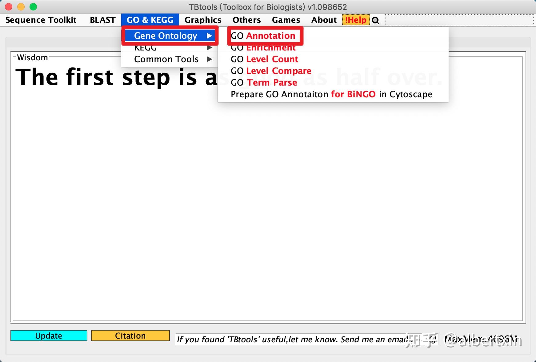 记录一次TBtools中GO注释使用方法 - 知乎