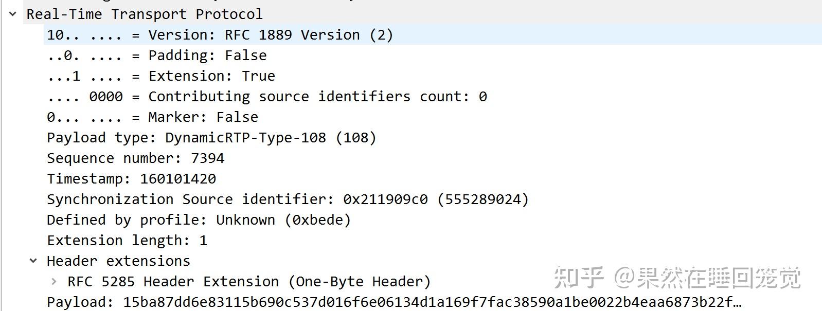 RTP报文详解 - 知乎