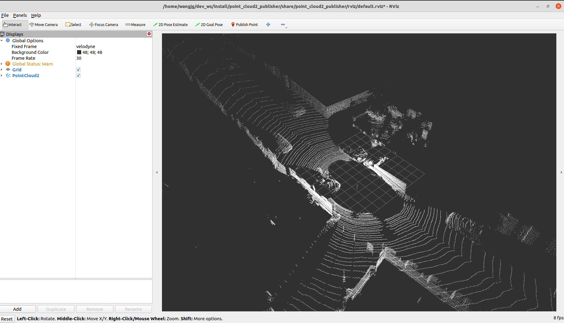 RViz2可视化传感器数据系列教程之二：在RViz2中显示激光雷达点云数据 - 知乎