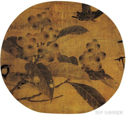 《枇杷山鸟图》 宋 赵佶 北京故宫博物院藏 - 知乎