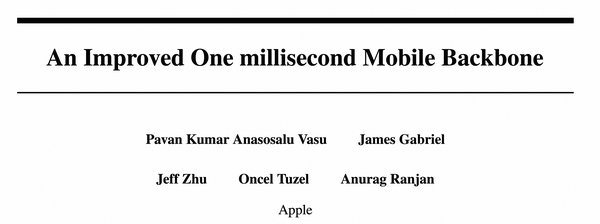 FastViT 论文阅读 - 知乎