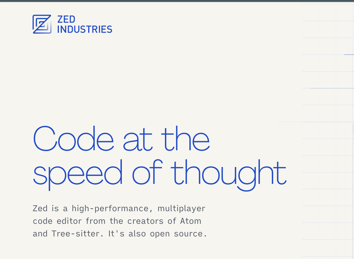 向微软“复仇”！支持 OpenAI、Copilot 的 Zed 编辑器要干掉 VS Code：Rust+ 少插件，速度贼快 - 知乎